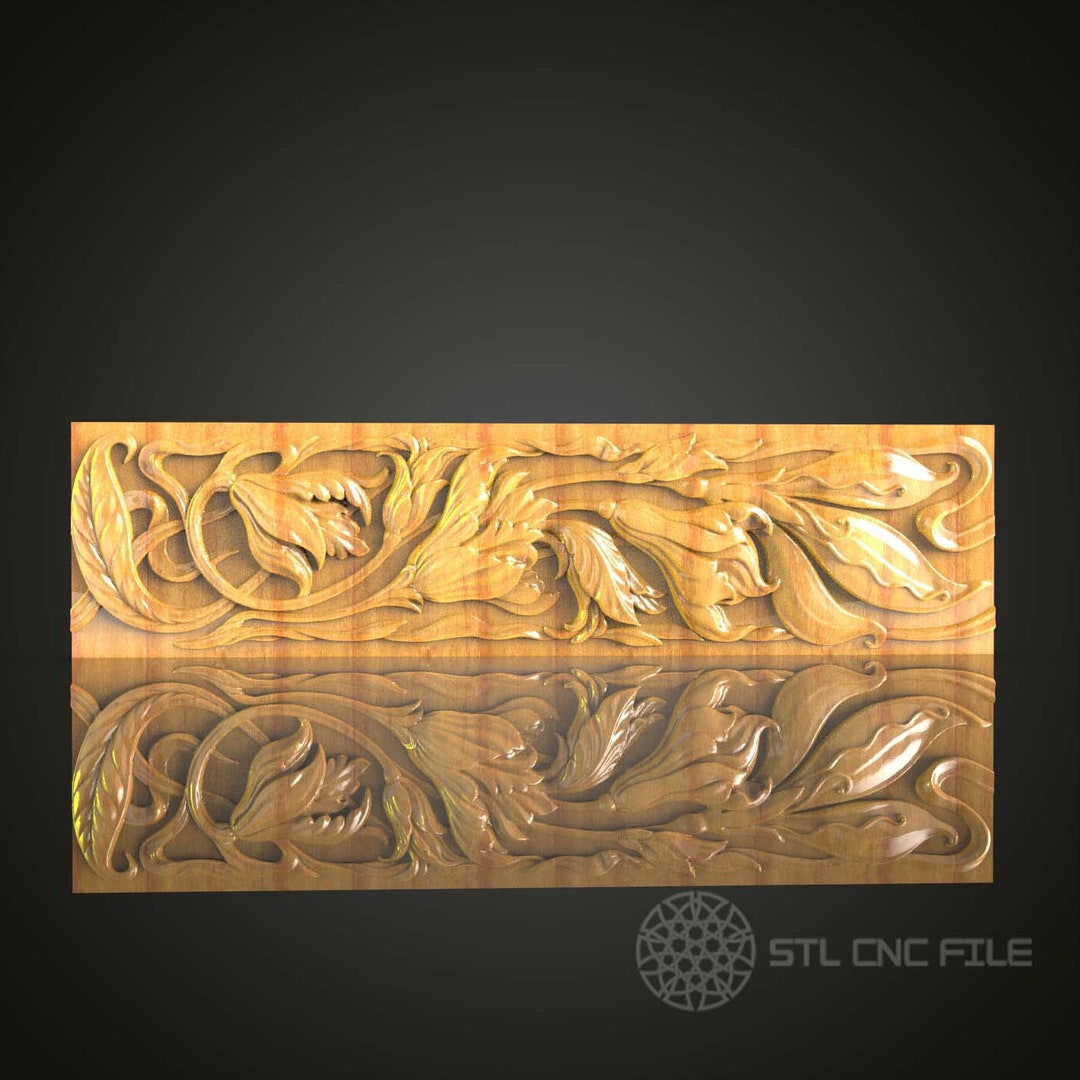 Enchanted Forest CNC STL Model - Majestic Dragons Engraving File for ...