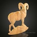 Robust Ram Wood Carving STL File for Artistic CNC Creations - Etsy