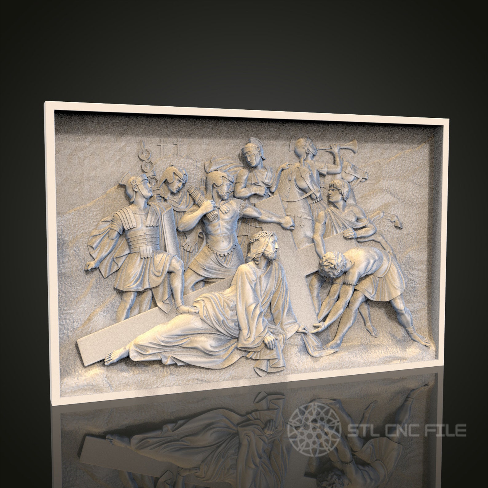 Classical Greek Tragedy STL Model for CNC Router, Artcam, Aspire ...