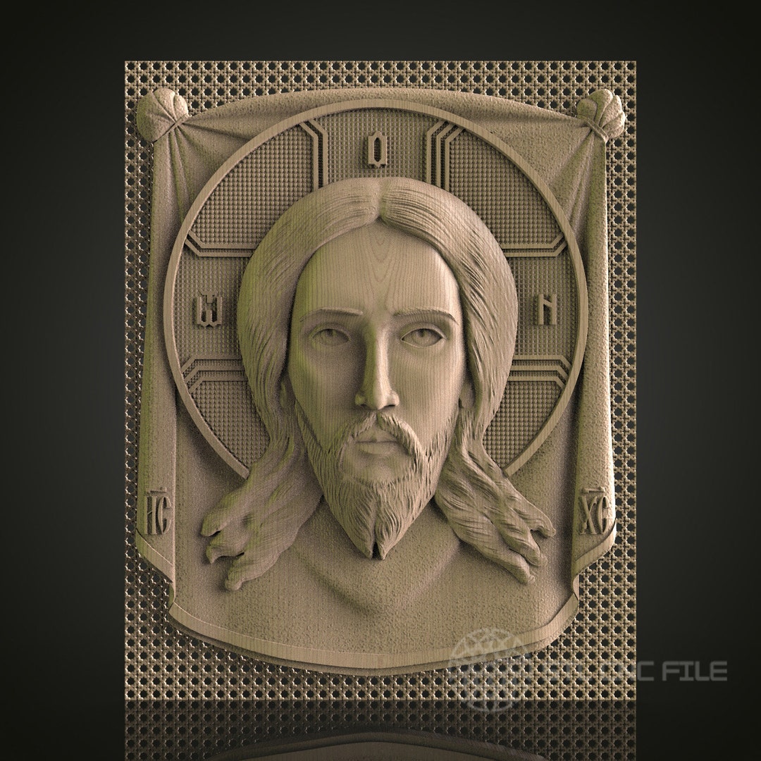 Divine Jesus Christ 3D STL Model for CNC and 3D Printing - Spiritual ...