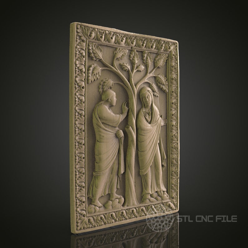 Intricate 3D STL Model for CNC Router and 3D Printer - Wall Art Decor ...