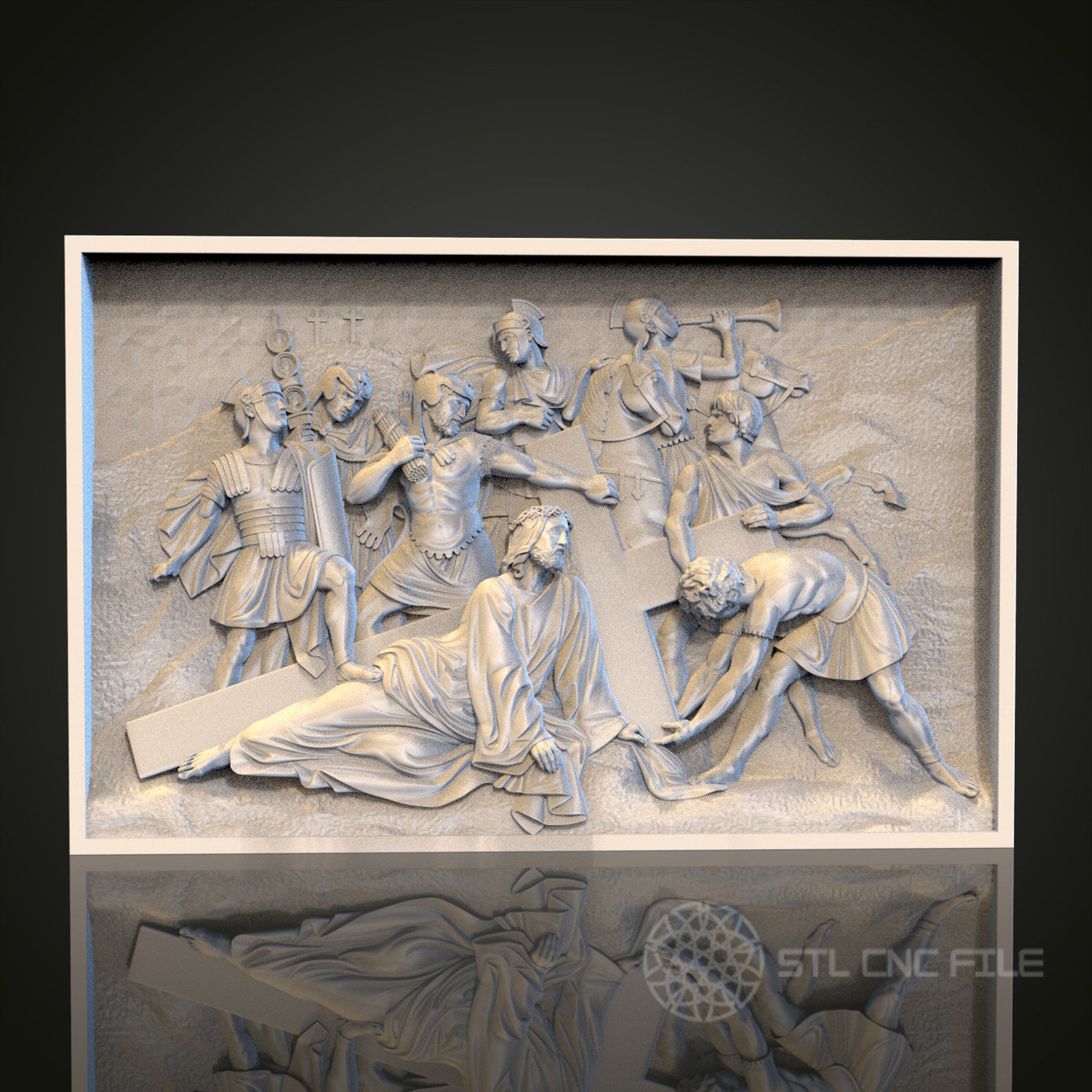 Classical Greek Tragedy STL Model for CNC Router, Artcam, Aspire ...