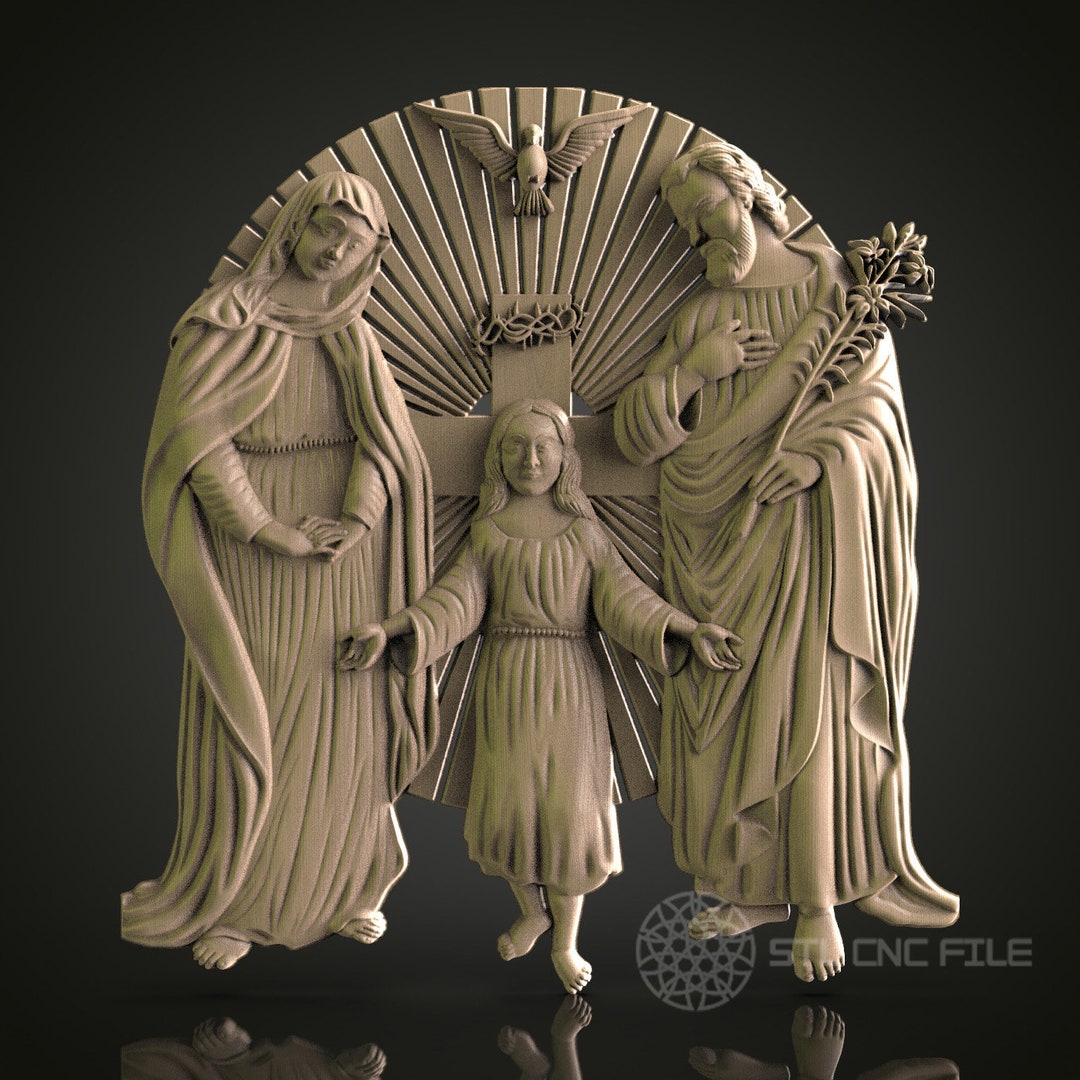 Holy Family STL Model: CNC Router & 3D Printer File (digital Download ...