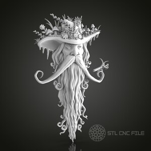 Enchanted Forest Spirit STL Model: CNC Engraving File - Etsy