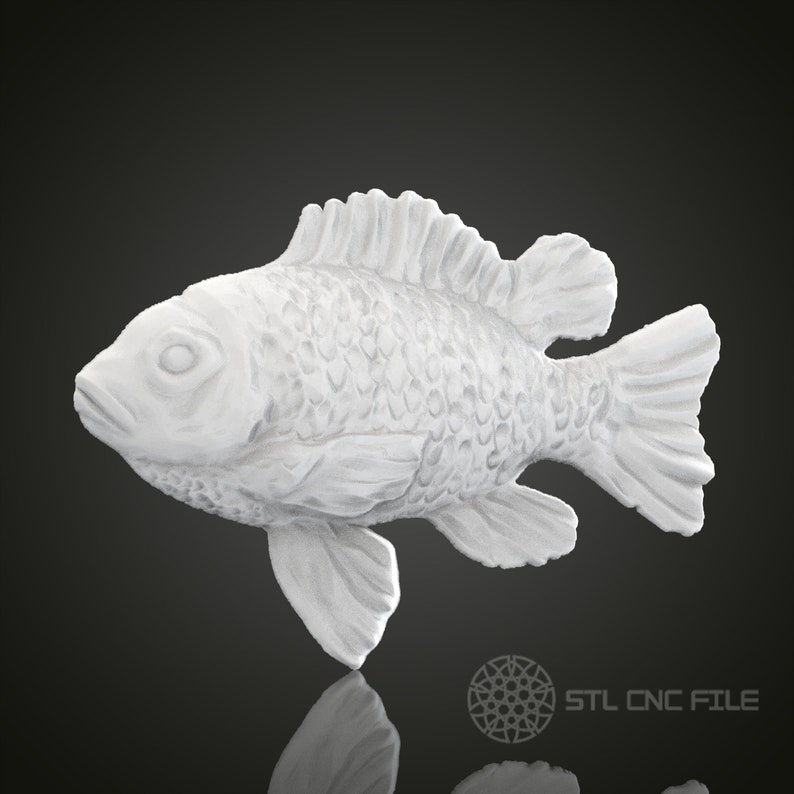 Detailed Fish STL Model for CNC Router Engraver | Artcam & Aspire ...