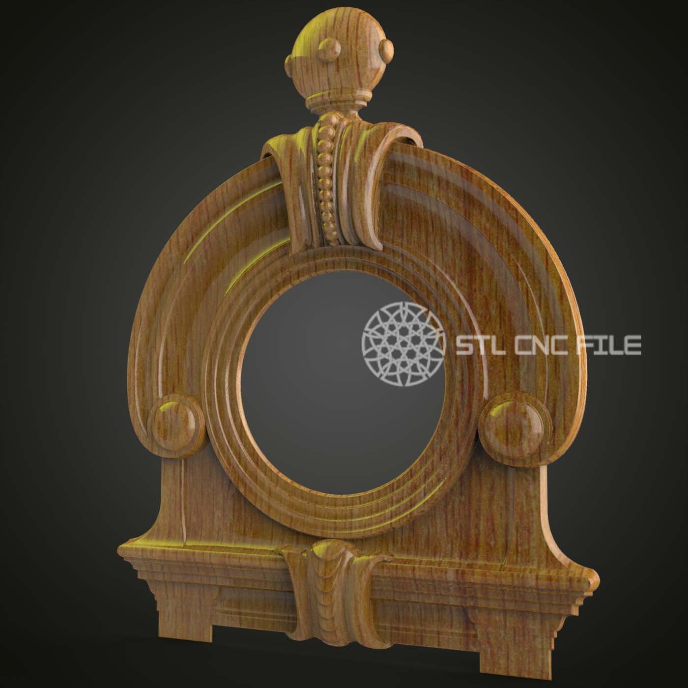 Neo-classical Clock Frame STL Model: CNC Router Engraving File - Etsy