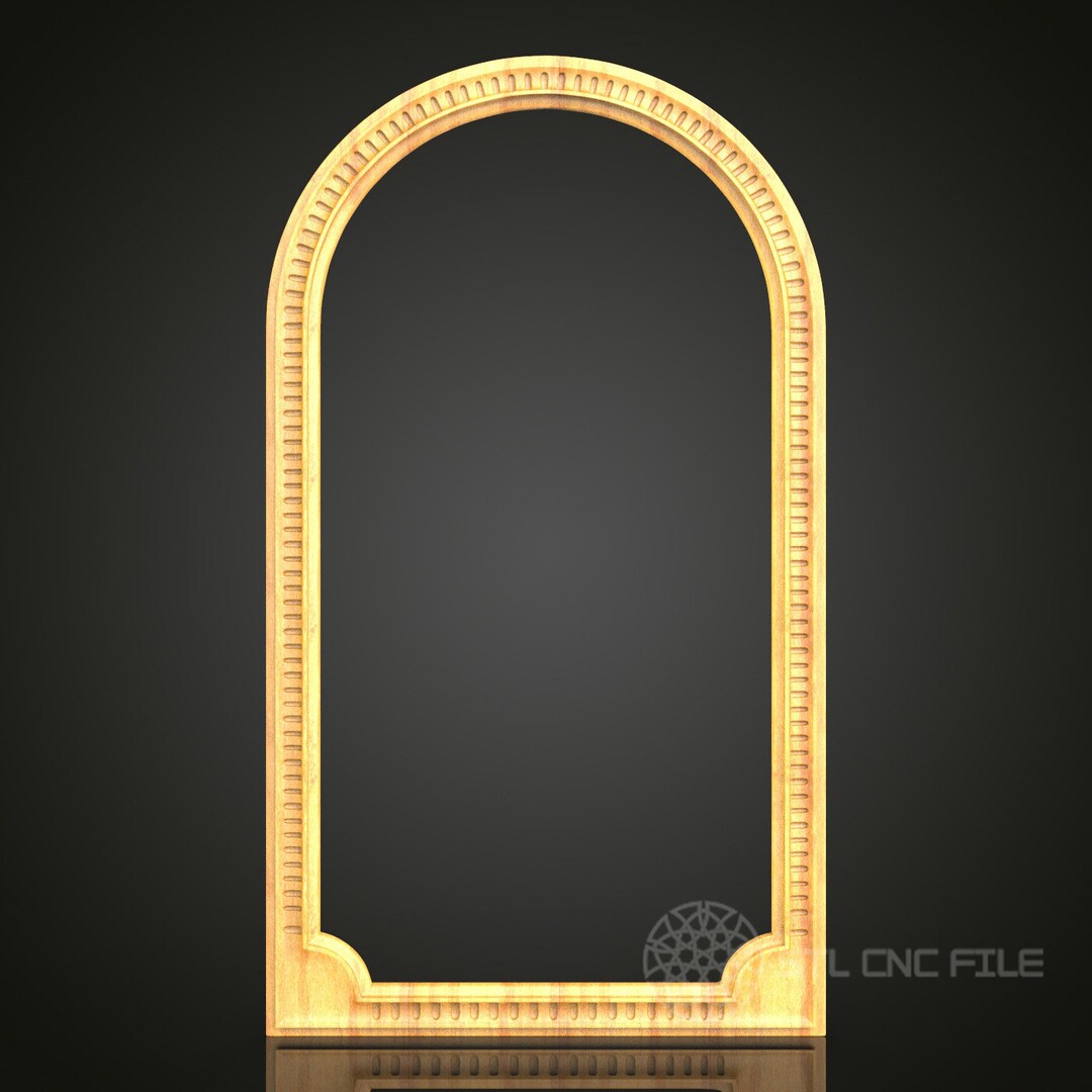 Elegant Classical Arch Frame STL Model - CNC Router Files for Artcam ...