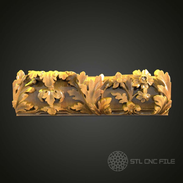 Decorative Wood Trim Cnc File - Etsy