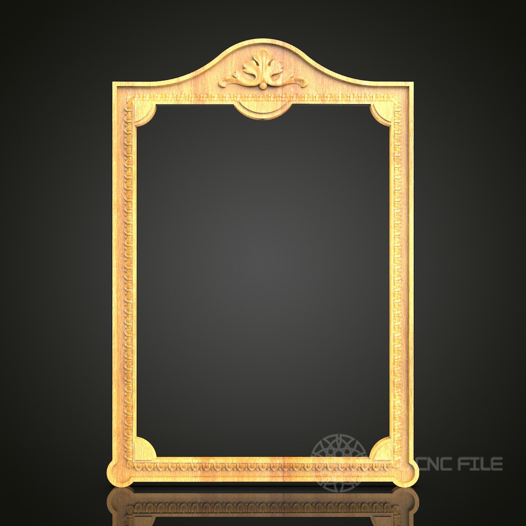 Classic Arch Top Frame STL Model - CNC Router Files for Artcam, Aspire ...