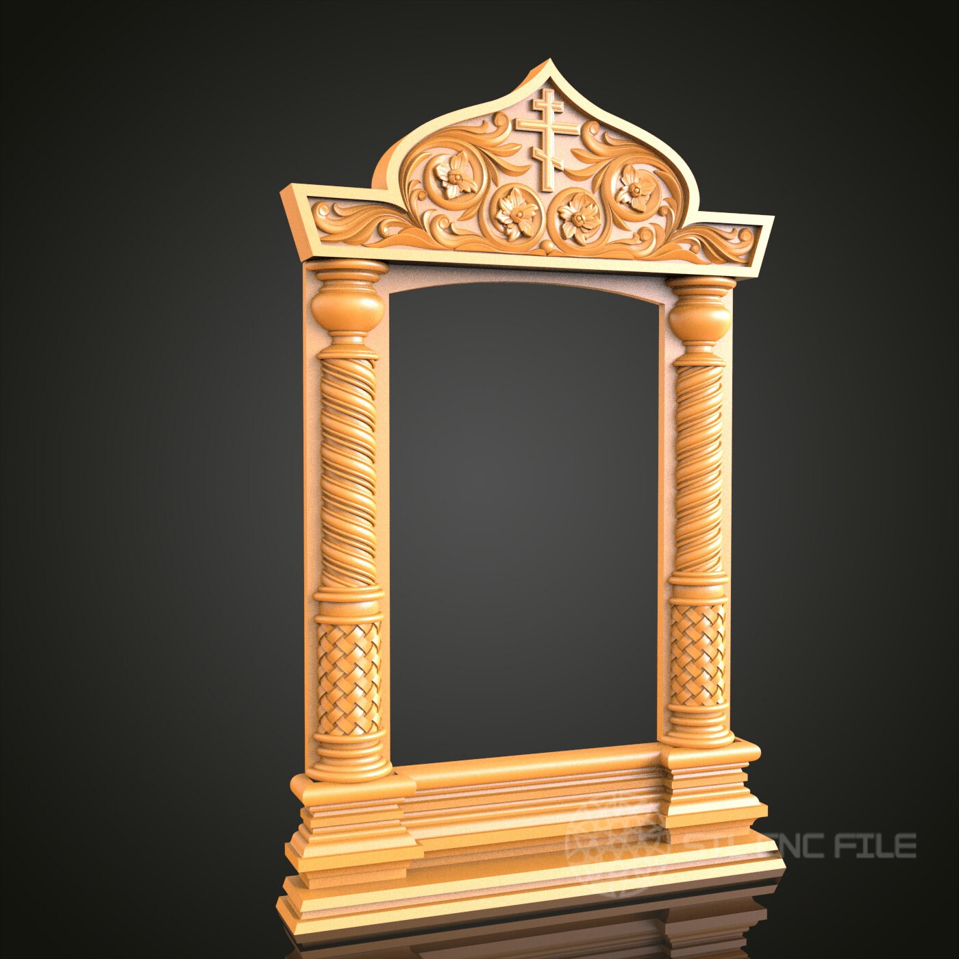 Ornate Frame STL Model: CNC Router, 3D Printer (PDF Download) - Etsy
