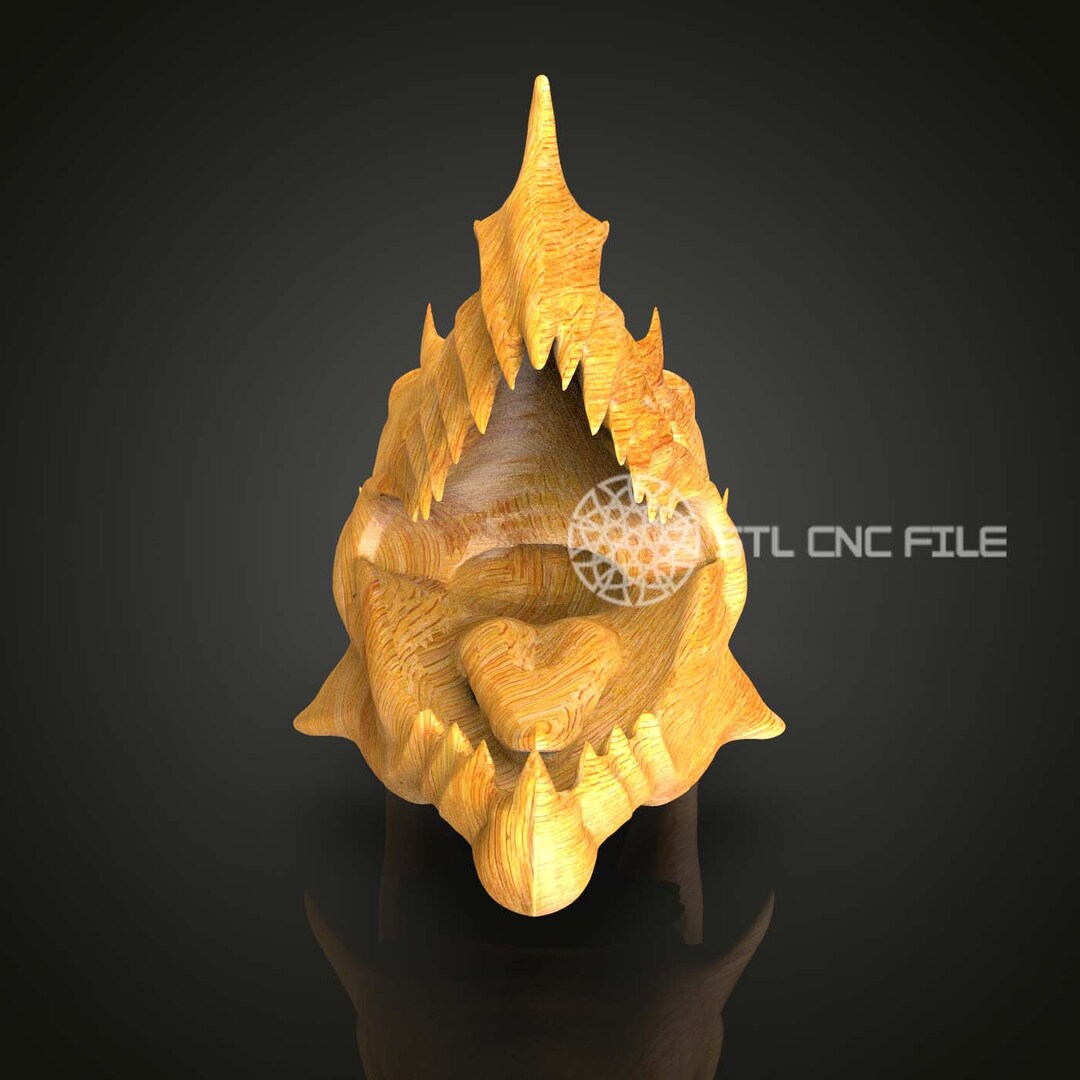 Spiral Shell STL Model for CNC Router Engraving, Artistic Woodwork File ...