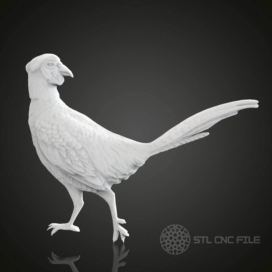 Detailed Bird STL Model - CNC Router Engraver Files, Artcam, Aspire ...