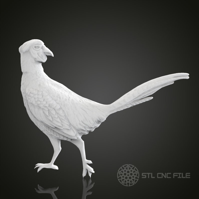 Detailed Bird STL Model: CNC Router Engraver & 3D Printer File (PDF) - Etsy