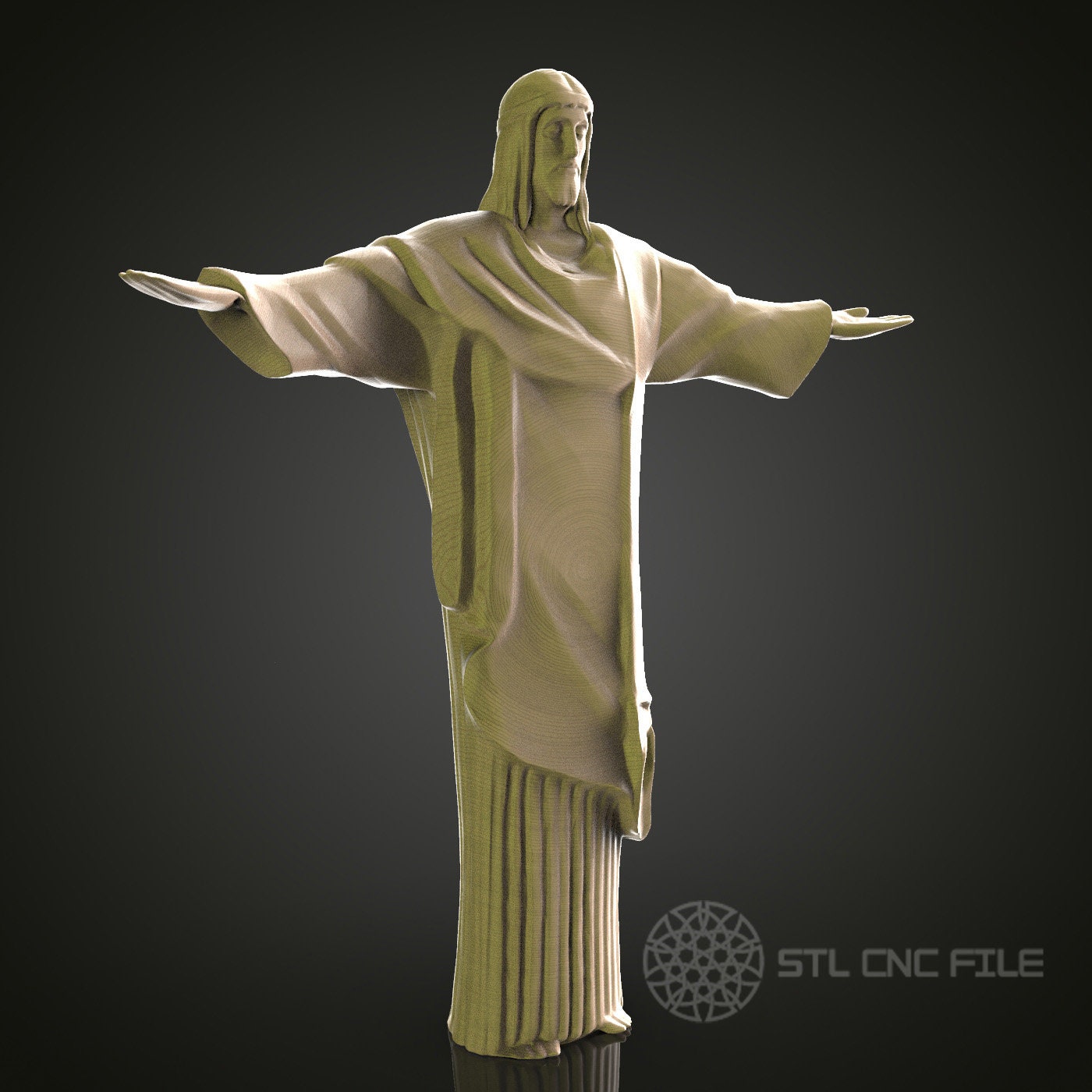Christ the Redeemer Statue for CNC and 3D Printing - STL File - Etsy