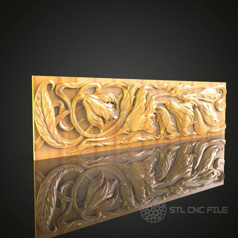 Enchanted Forest CNC STL Model - Majestic Dragons Engraving File for ...