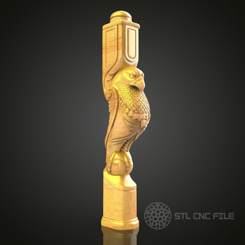 Eagle Handle STL Model for CNC Router - Perfect for Furniture ...