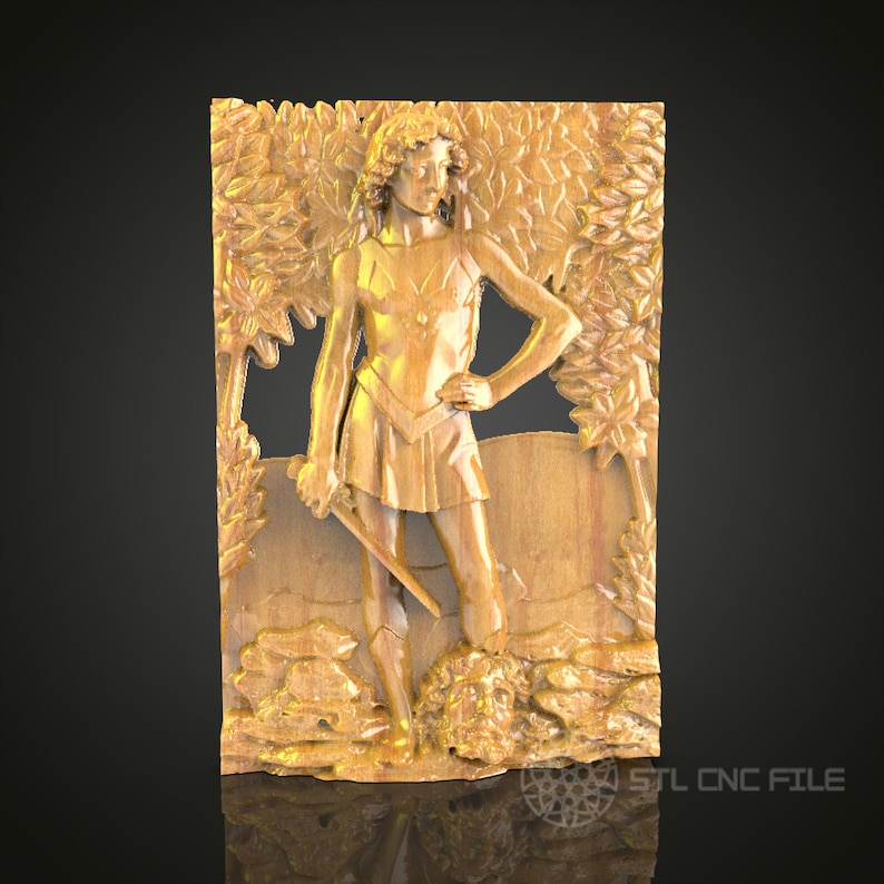 Artemis Greek Goddess 3D Relief Model for CNC – Mythological Art, Wood ...
