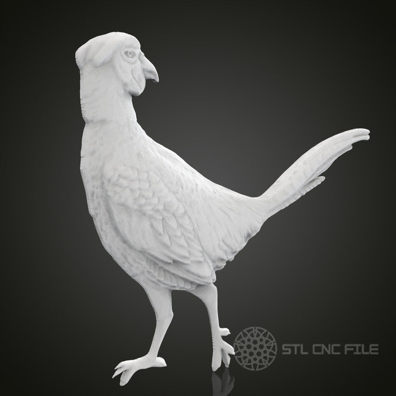 Detailed Bird STL Model: CNC Router Engraver & 3D Printer File (PDF) - Etsy