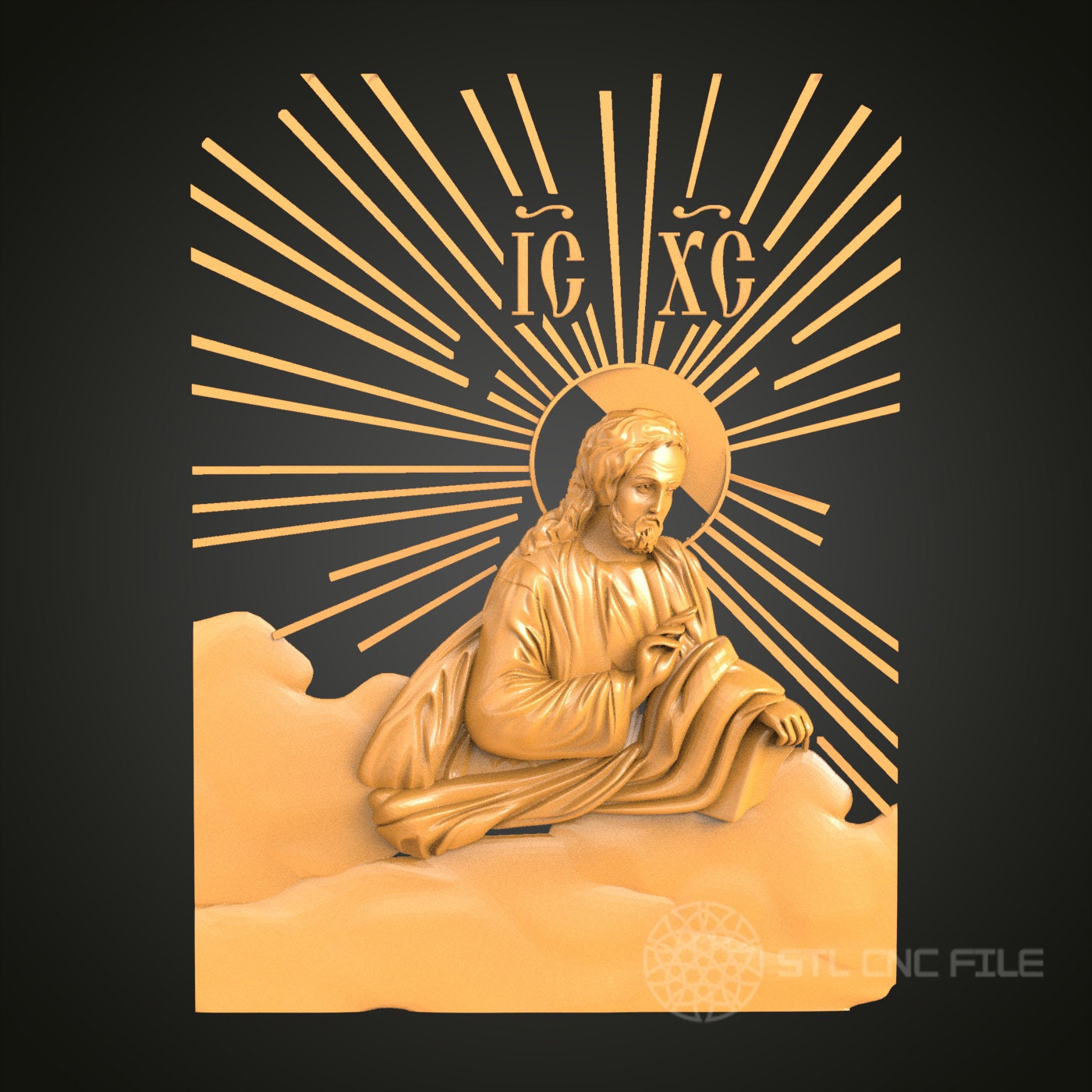 3d Stl Model Religious Icon Cnc Router Engraver Artcam Aspire Wood Art Wall Decor 3d Printer