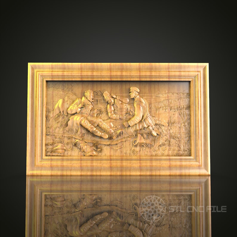 Historical Battle Scene STL Model for CNC, Artcam, Aspire - Military ...