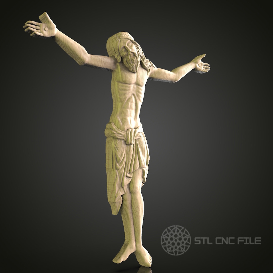 Crucifixion of Jesus Christ 3D Model STL File, Detailed Religious ...