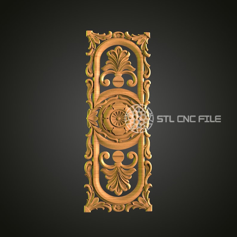 Baroque Style Architectural Panel STL File for CNC Router - Detailed ...