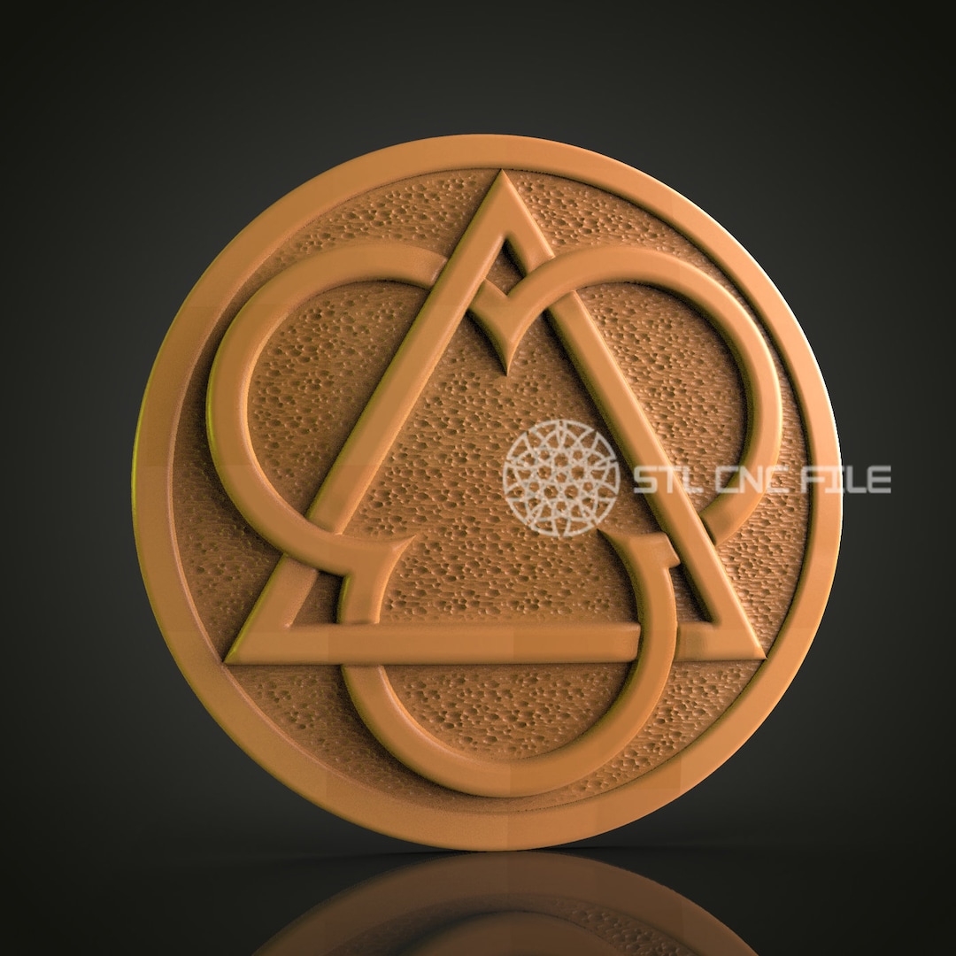 Symbolic Emblem STL File – Precision CNC Router Design for Modern Decor ...