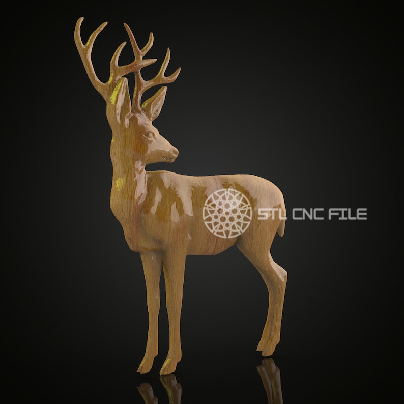 Majestic Stag STL File - CNC Router Engraving, Artcam Aspire Wood Art ...
