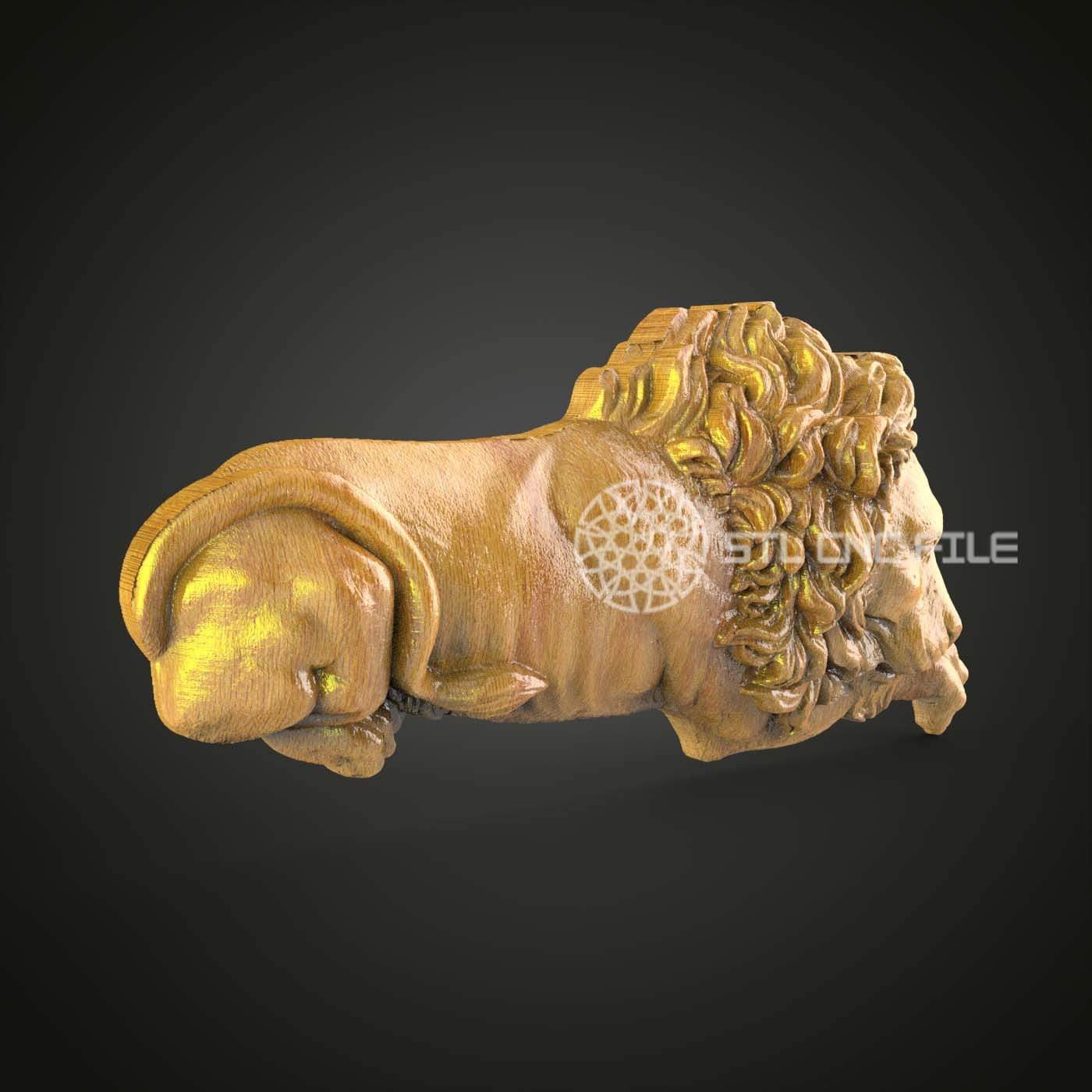 Leaping Lioness 3D STL Model for CNC Routers, Artcam & Aspire ...