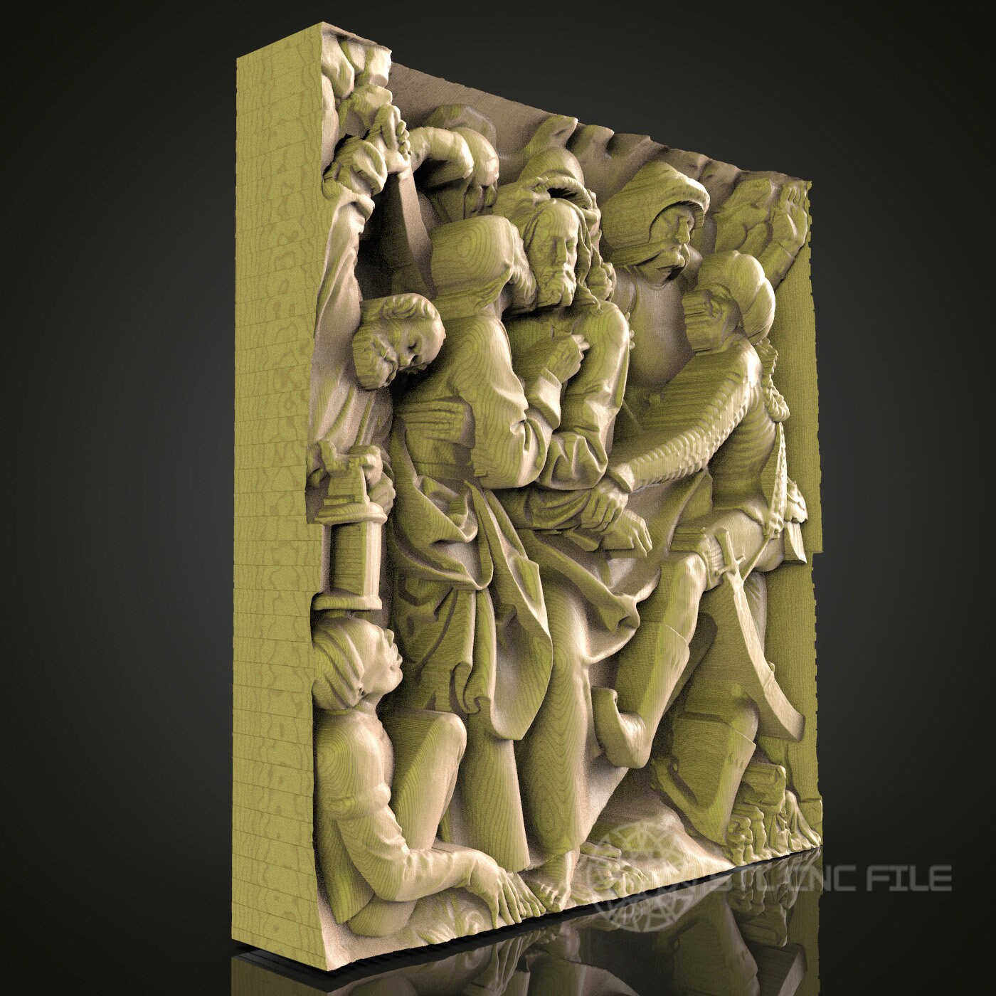 Battle of Warriors 3D Model STL File, Epic Historical Scene for CNC ...