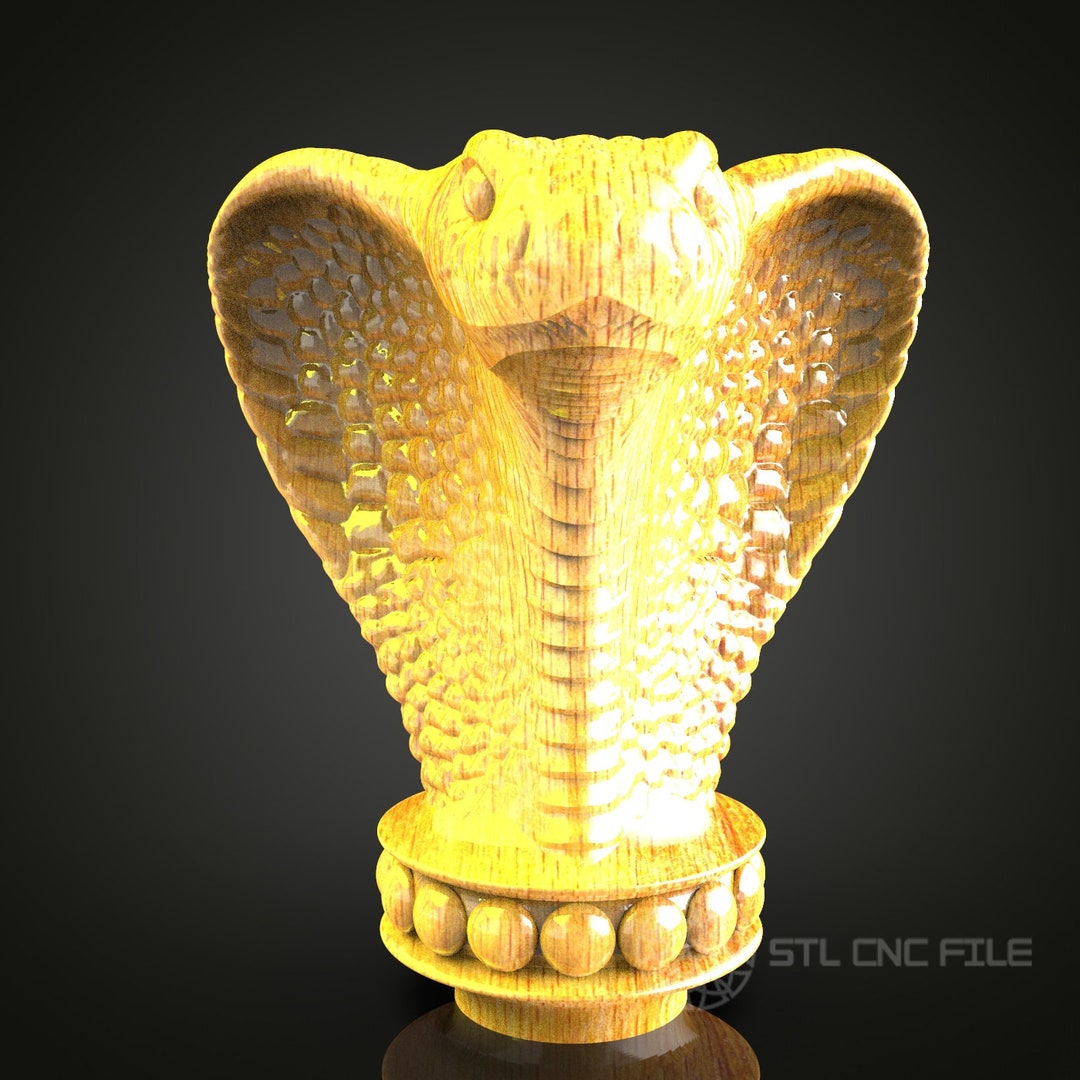 Cobra Snake STL Model: CNC Router Carving Design (digital Download) - Etsy