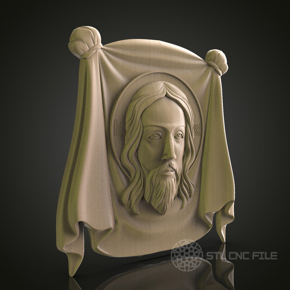 Detailed Jesus Christ 3D STL Model for CNC Router and 3D Printer ...