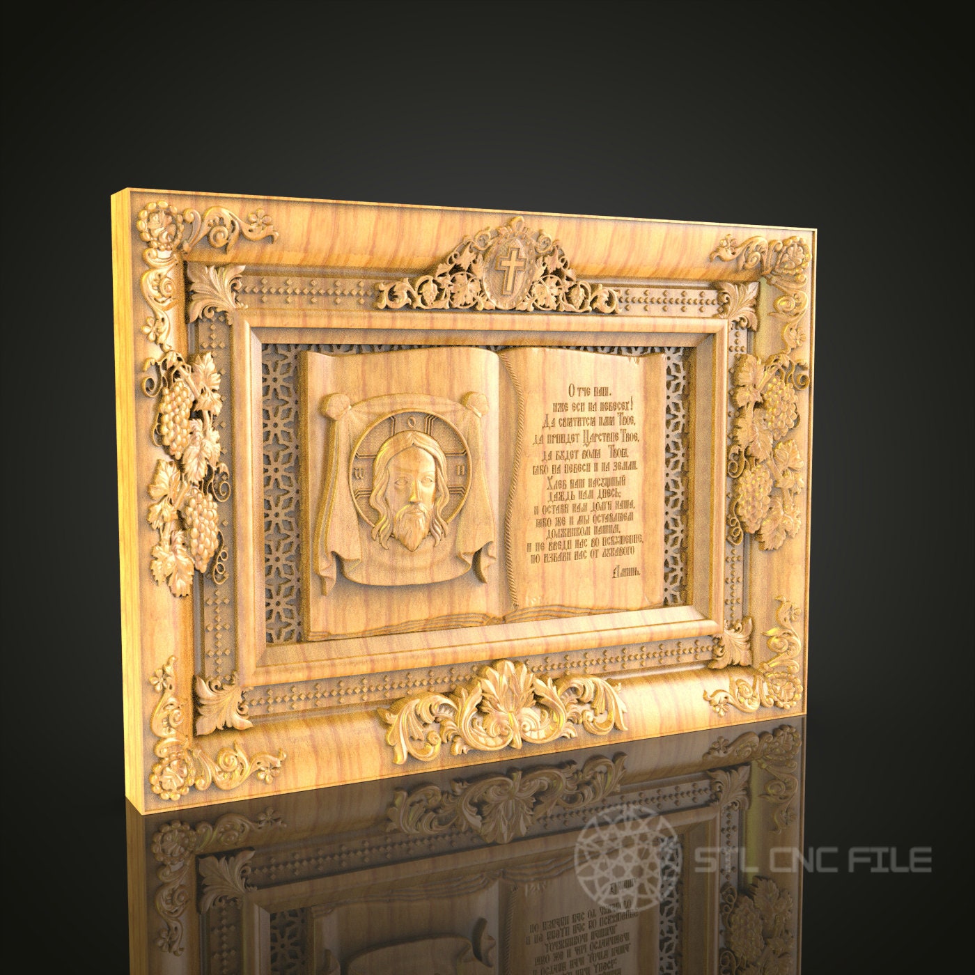 Religious Iconography 3D Relief Model for CNC – Saint's Portrait ...