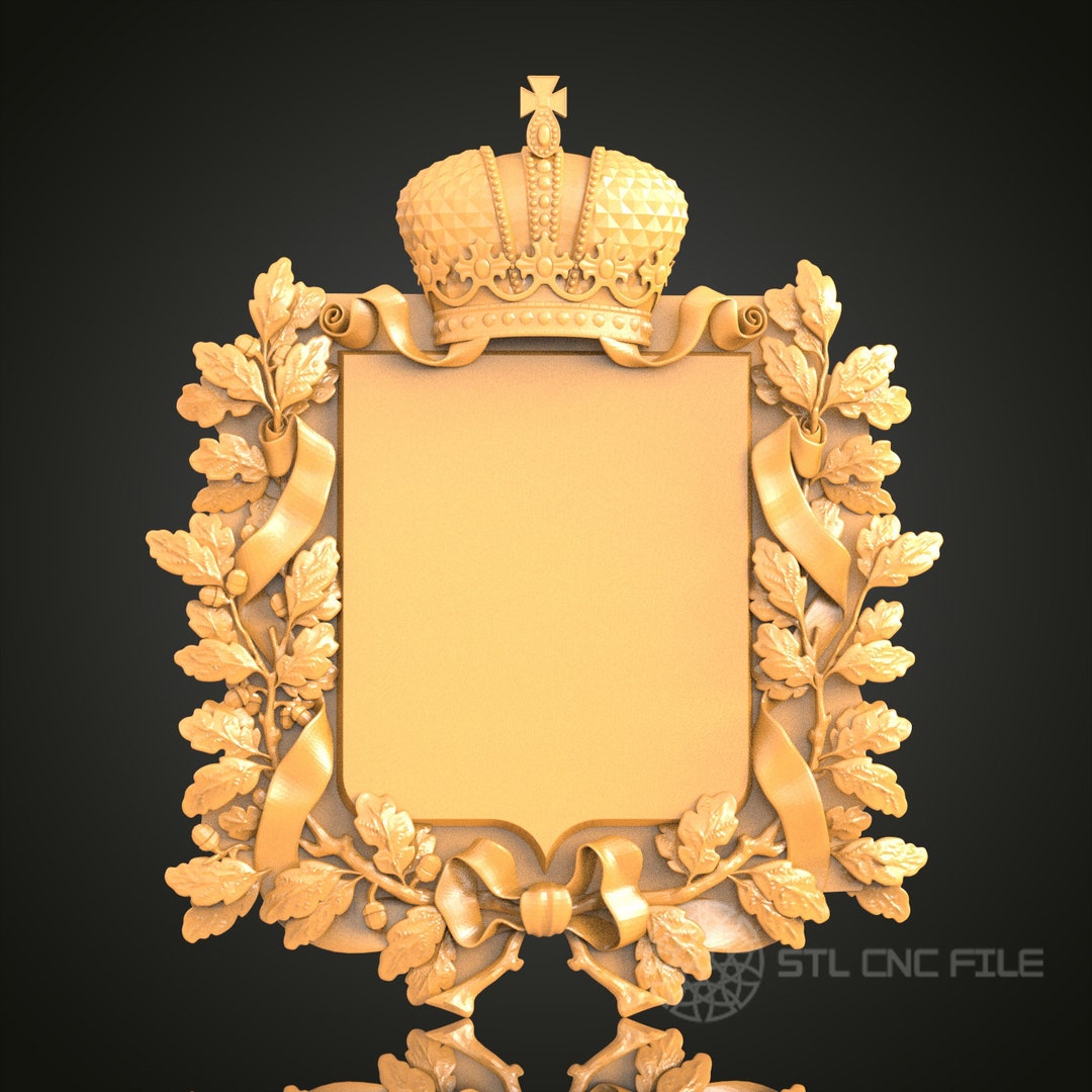 Regal 3D Frame STL Model for CNC Router Engraver | Artcam, Aspire ...