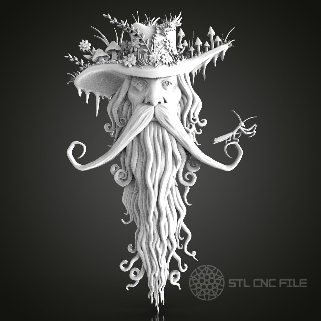 Enchanted Forest Spirit STL Model: CNC Engraving File - Etsy