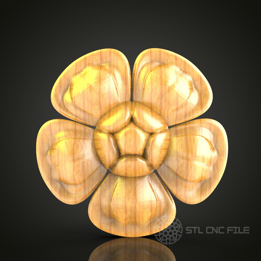 Botanical Harmony STL File – Exquisite CNC Router Design for Artcam ...