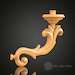 Ornate Candle Holder - STL Model for CNC Router and 3D Printing ...