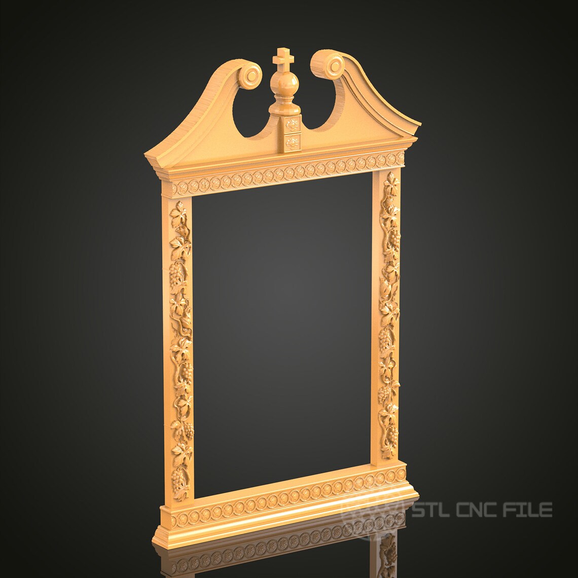 Ornate Religious Frame STL Model: CNC Router & 3D Printer - Etsy