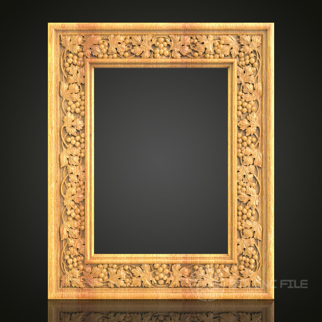 Vineyard Harvest Frame STL Model - CNC Router Files for Artcam, Aspire ...