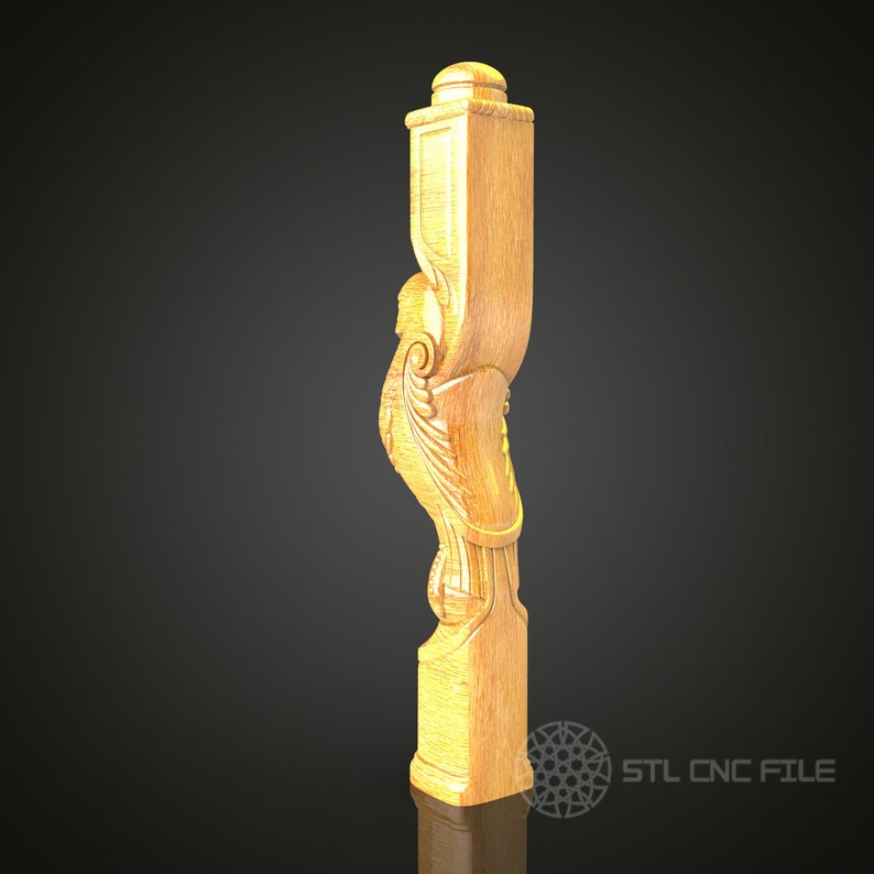 Eagle Handle STL Model for CNC Router - Perfect for Furniture ...