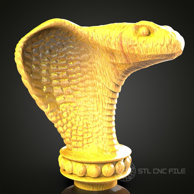 Cobra Snake STL Model: CNC Router Carving Design (digital Download) - Etsy