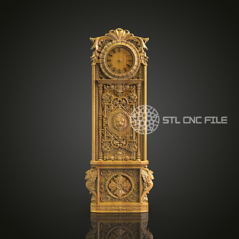 Vintage Clock Stl File - Etsy