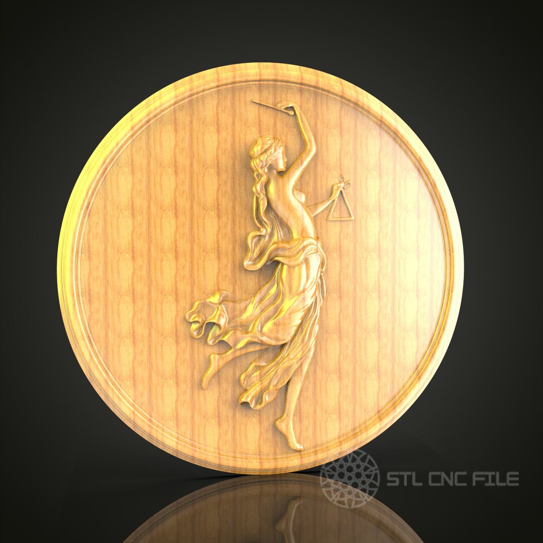 Libra Zodiac Sign 3D STL File for CNC Router, Artcam, Aspire ...