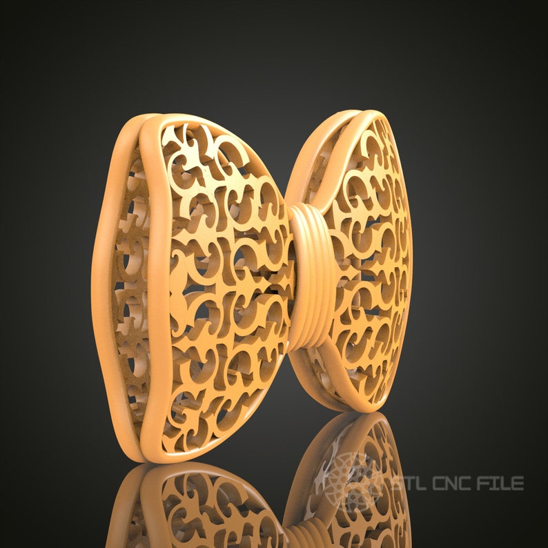 Gothic Style Bow Tie STL Model, CNC Router Engraving File, Perfect for ...