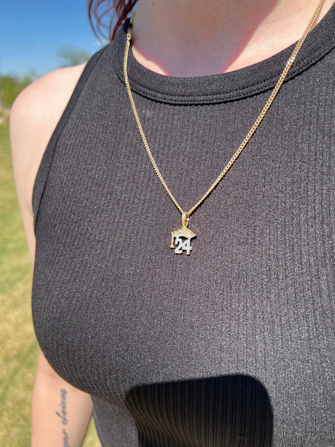 2024 Graduation Cap Pendant With Thin Curb Chain,grad Gift ,2024 ...