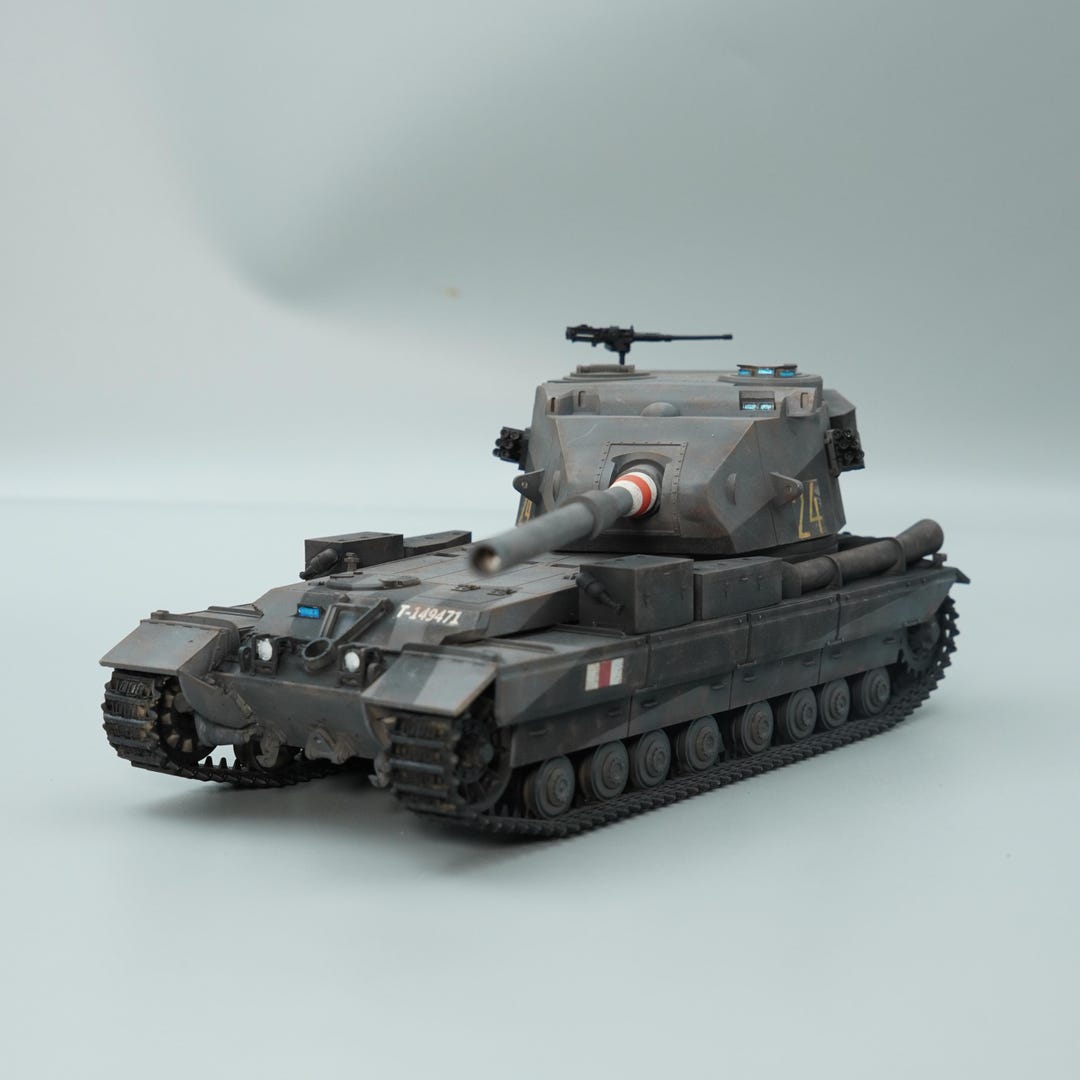 FV215B(183) Anti-tank Destroyer Model, Painted Static Replica (1/72 or ...