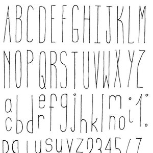 Full Sheet Red Rubber Stamps Original Alphabet Design - Etsy