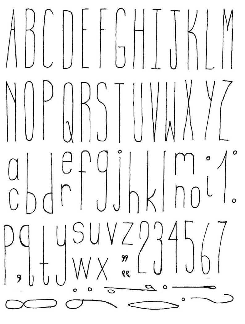 Full Sheet Red Rubber Stamps Original Alphabet Design - Etsy