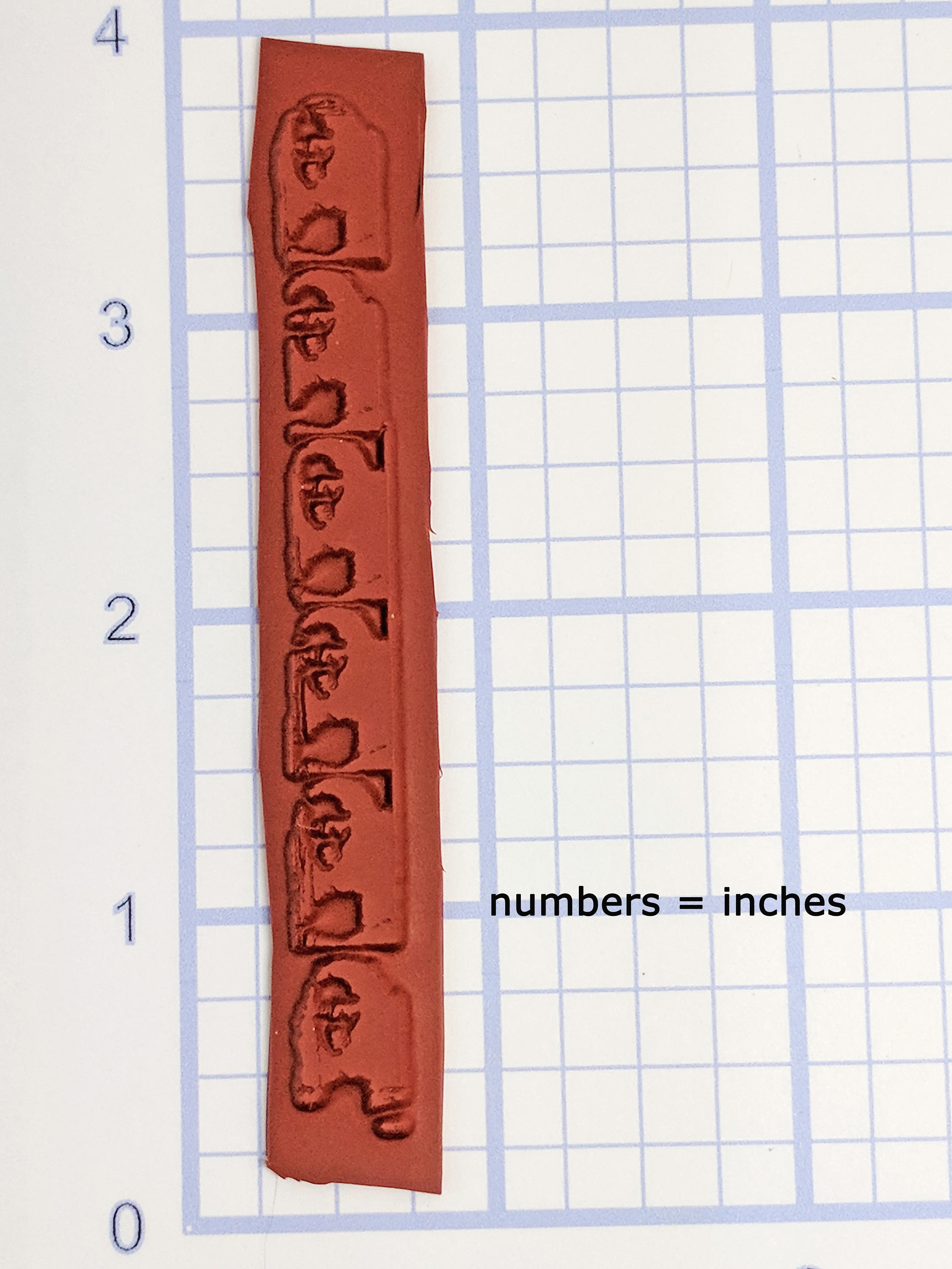 6 Monas Unmounted Red Rubber Stamp-original Design 00104, Mona Lisa ...