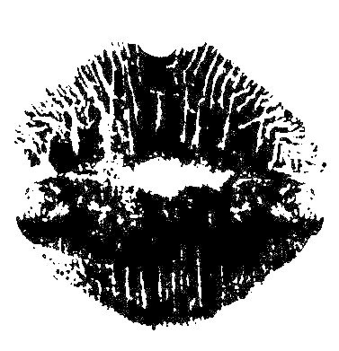 Kissing Lips Red Rubber Stamp, Valentines, Love Notes (3/4" X 3/8") - Etsy